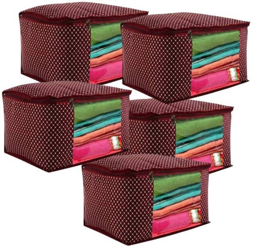 ARVANA Hard Rock Saree Cover Saree Packing Cover for Wardrobe Closet ...