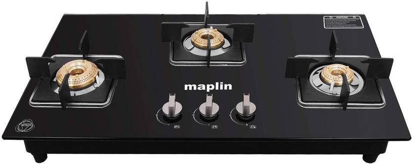 Maplin Map3 Auto Hob Glass Automatic Gas Stove Price in India - Buy ...