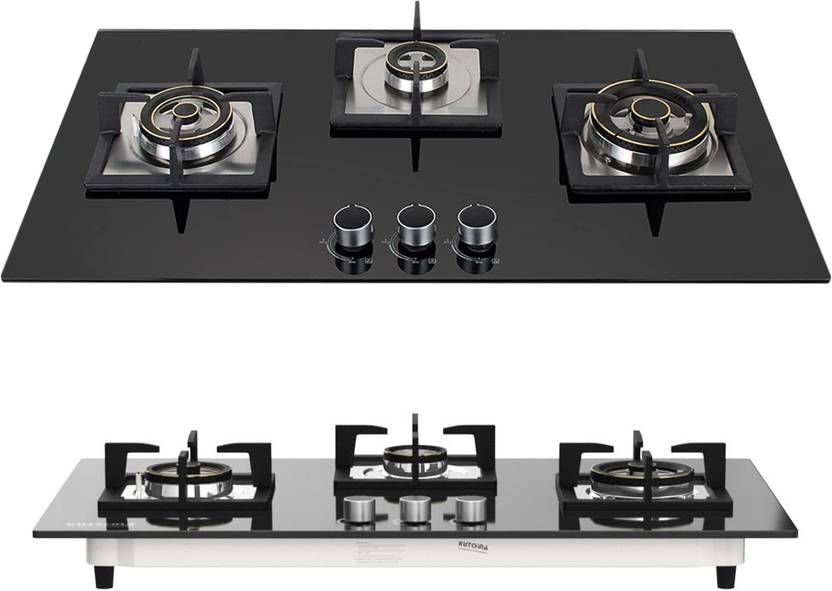 Kutchina byKUTCHINA Marica HB 3B ECO BRS 78 Hob Gas Stove 3 Burner Hob ...
