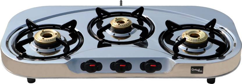 Sigri-wala Classis Stainless Steel ISI Certified 4 Burner Steel Manual ...