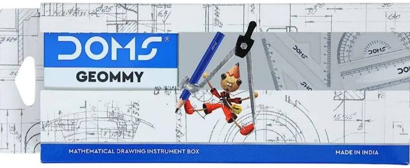 Flipkart.com | DOMS Geommy Mathematical Drawing Instrument Box Geometry ...