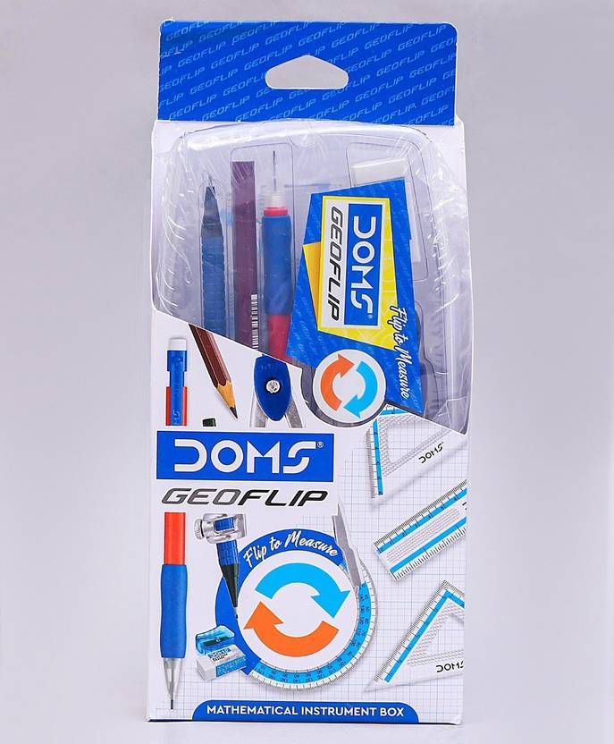 Flipkart.com | DOMS Geoflip Geometry Box-Mathematical Instrument Box ...