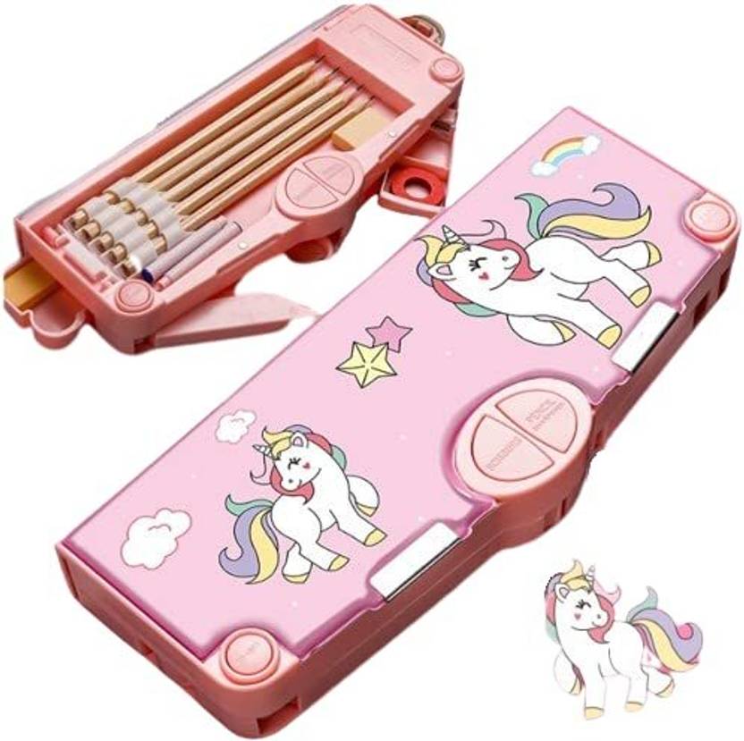 Flipkart.com | Nirvikalptoys Unicorn Theme Multifunctional Compass Box ...