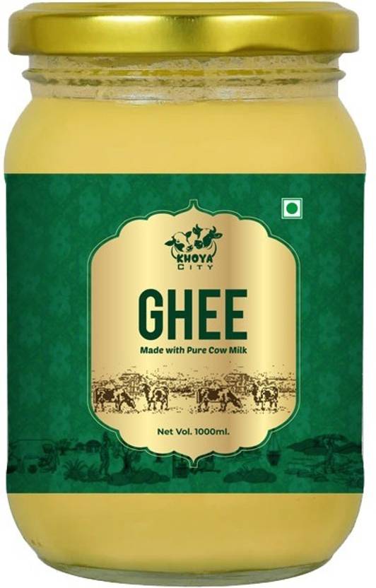 Khoya City Ghee made with Pure Cow Milk Ghee 1000 ml Plastic Bottle ...
