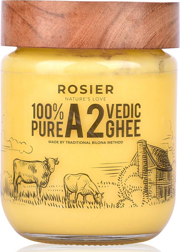 ROSIER A2 Vedic Cow Ghee, Traditional Bilona Method, Pure, Natural and ...