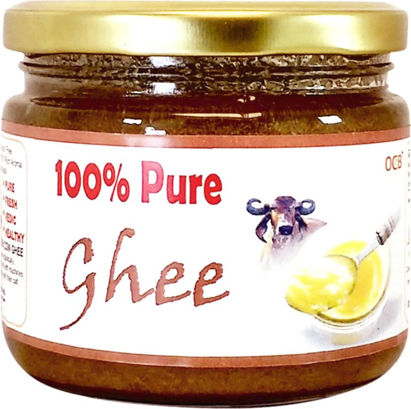 OCB 100% Pure Ghee Made Desi Milk by Traditional Hand Churning Bilona ...