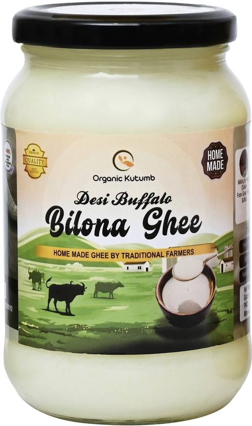 ORGANIC KUTUMB 100% Pure A2 Desi Buffalo Ghee Home Made Using ...