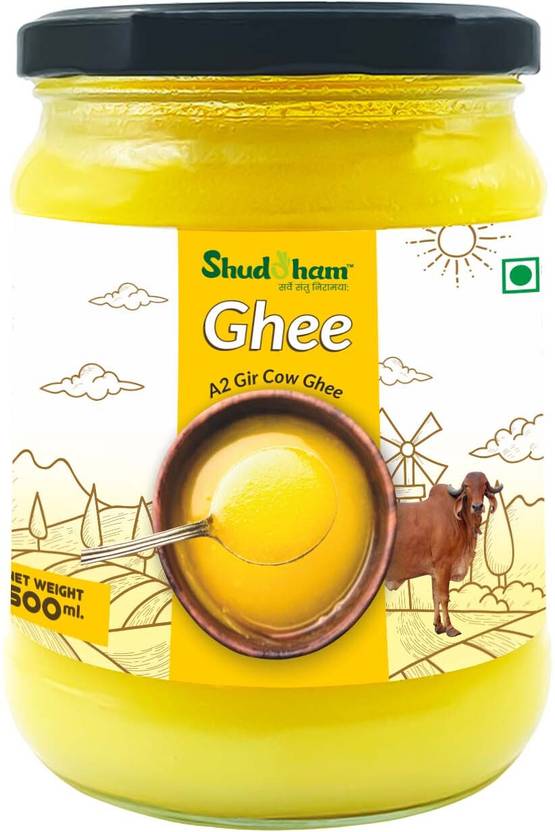 Shuddham A2 Gir Cow Ghee Ghee Glass Bottle Price in India - Buy Shuddham A2 Gir Cow Ghee Ghee ...
