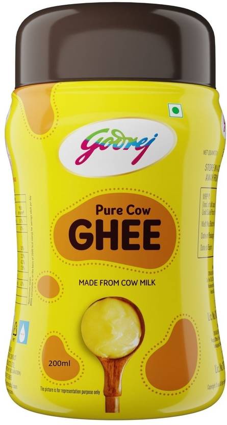 Godrej Pure Cow Ghee 200 ml Mason Jar Price in India - Buy Godrej Pure ...