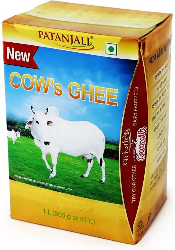 PATANJALI PurDanedar Cow Ghee with Rich Aroma Ghee 1 L Tetrapack Price ...