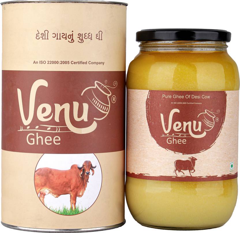 venu A2 Ghee Made From Desi Cow Milk by Traditional Churning Bilona ...