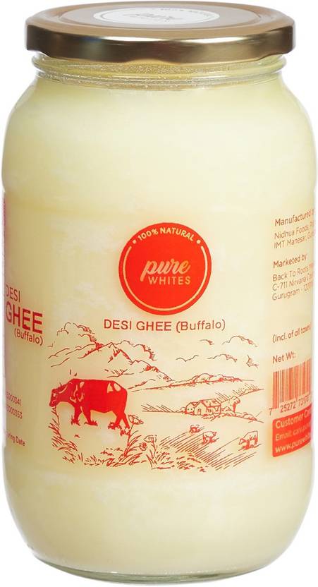 Pure Whites Buffalo Ghee Hand Made by Bilona Method- Reduces Joint Pain ...