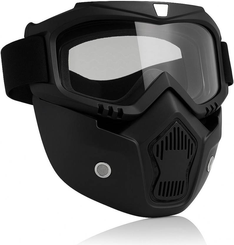 AutoPowerz Motorcycle Goggles with Detachable Face Mask – Windproof ...