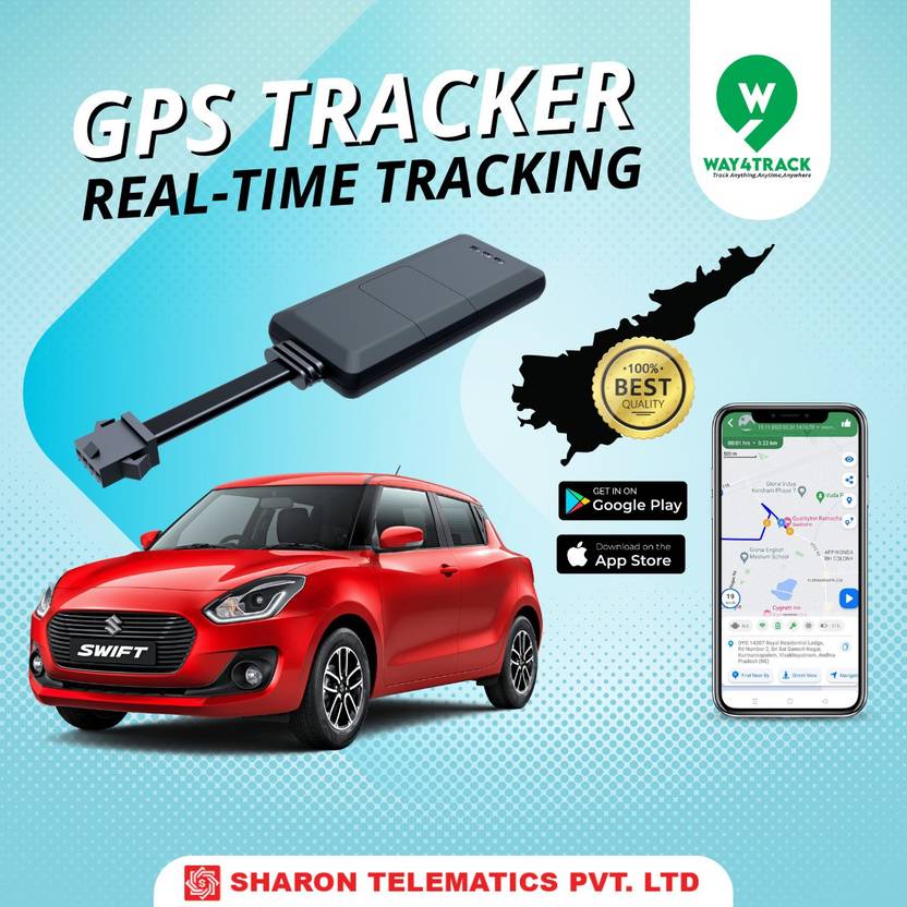 SHARON TELEMATICS Way4track Car GPS Tracker GPS Device Price in India ...
