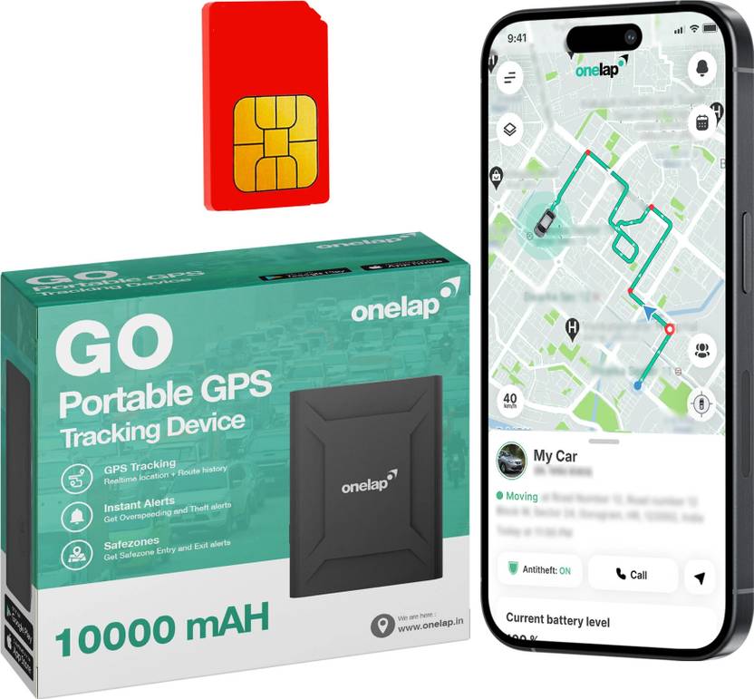 onelap GO Wireless GPS Tracker for Car GPS Device Price in India - Buy onelap GO Wireless GPS ...