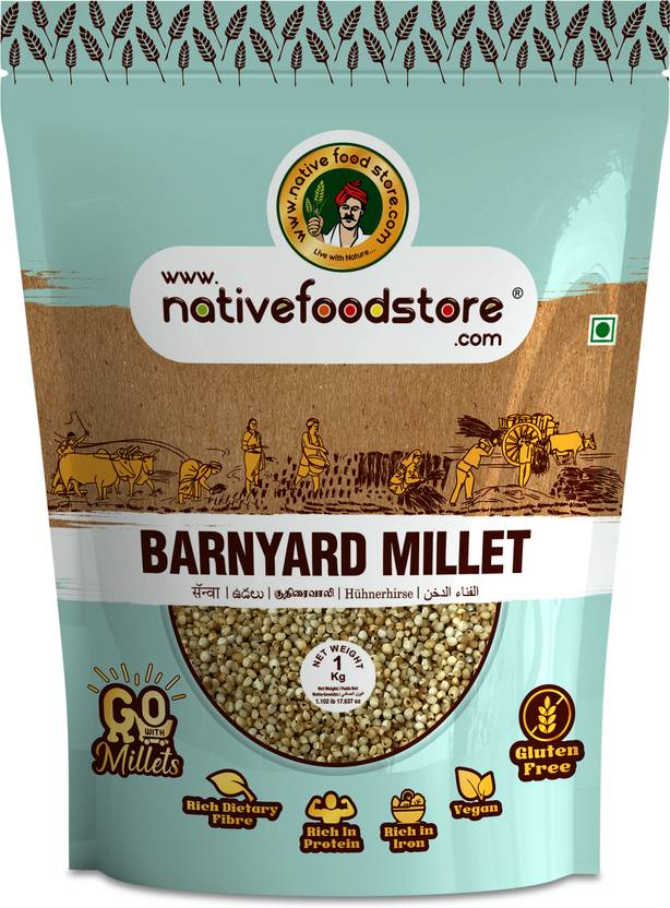 Nativefoodstore Kuthiraivali/Barnyard Millet/Khira/Jhangora/Sanwa/Udalu ...