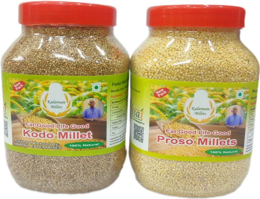 Kadannam Millets || Unpolished & Organic || Proso Kodo Siridhanya ...