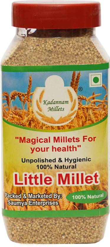 Kadannam Millets (Unpolished & Organic) 500 GRM Little Siridhanya ...