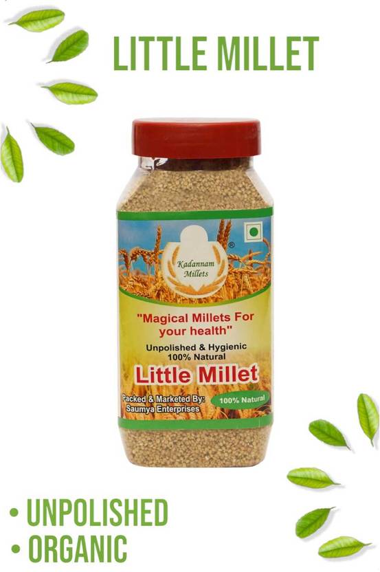 Kadannam Millets (Unpolished & Organic) Little Siridhanya Millets High ...