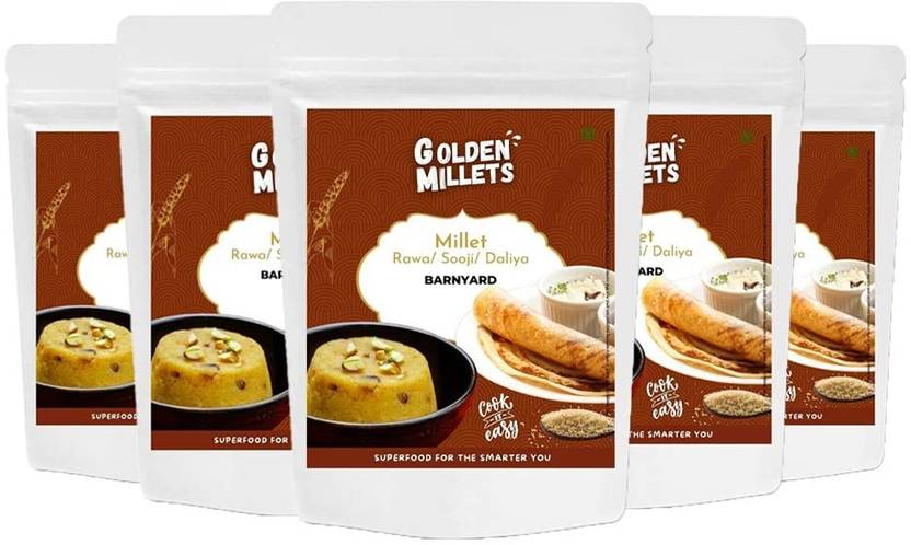 GOLDEN MILLETS Barnyard Millet Rawa 500g Barnyard Millet Price in India ...