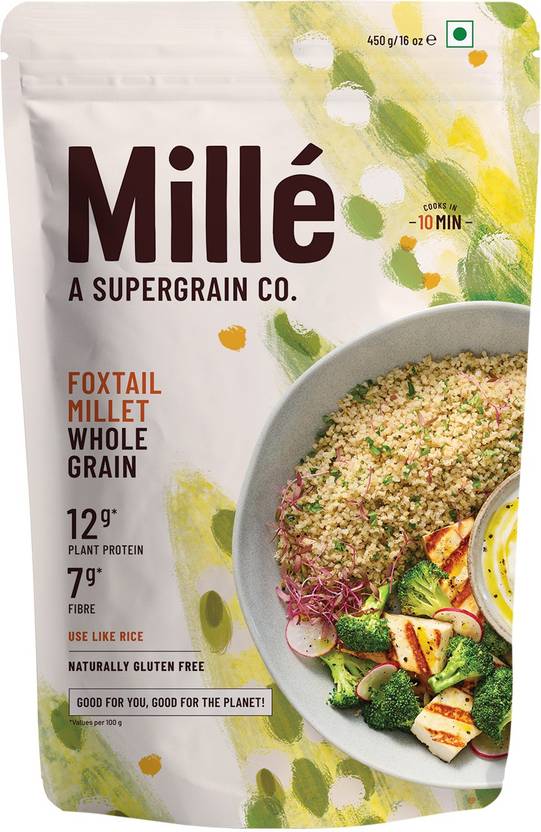Millé: A Supergrain Co. Whole Grain, Kangani, Gluten Free, High Plant ...