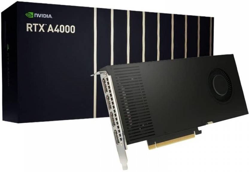 nVIDIA RTX A4000 GDDR6 16 GB NVIDIA Chipset 256 bit 1500 MHz Graphics ...