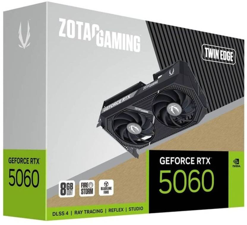 ZOTAC GAMING GeForce RTX 5060 Twin Edge 8GB GDDR7 128 BIT GDDR7 8 GB ...