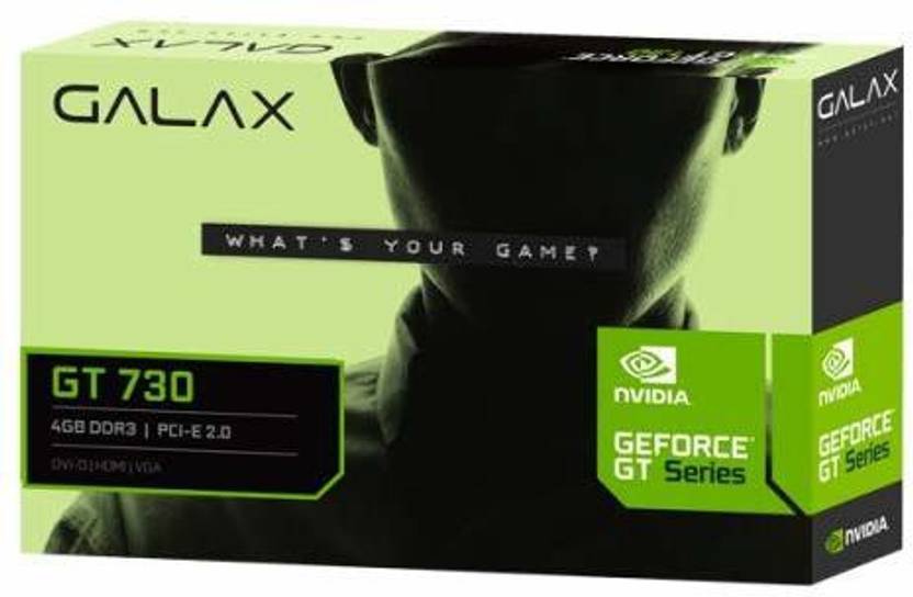 GALAX GT-730-4GB DDR3 4 GB NVIDIA Chipset 64 bit 901 MHz Graphics Card ...