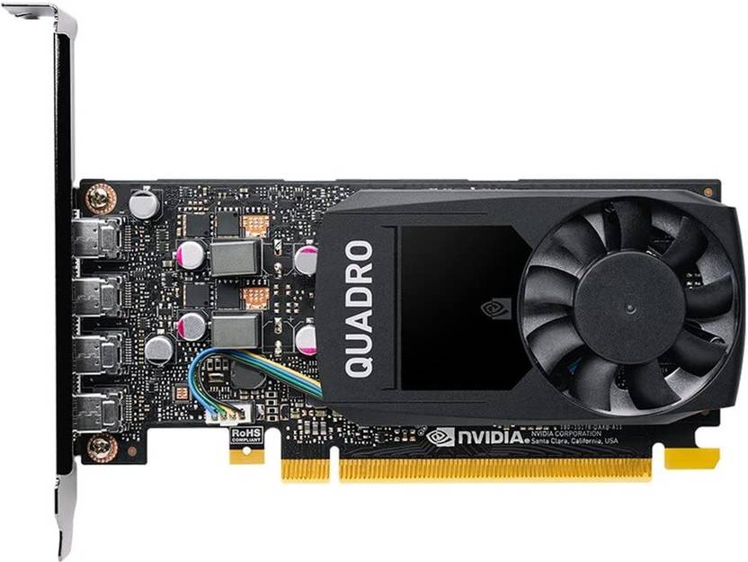 nVIDIA Quadro T1000 GDDR6 4 GB NVIDIA Chipset 128 bit 952 MHz Graphics ...