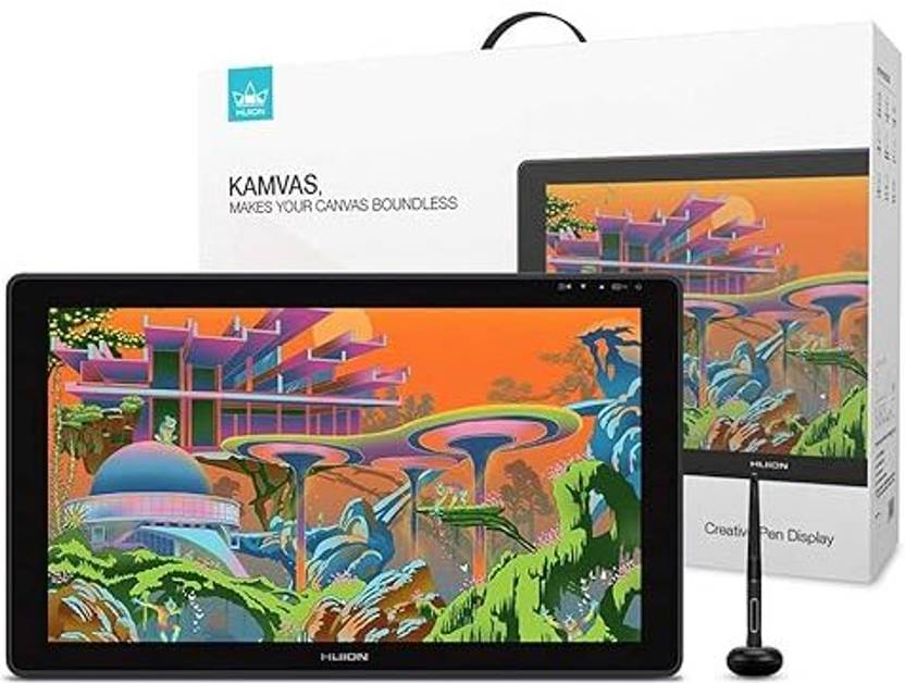 HUION GS2202 Kamvas 22 Plus 21.5"QLED Graphic Display Tablet 12.5 x 12. ...