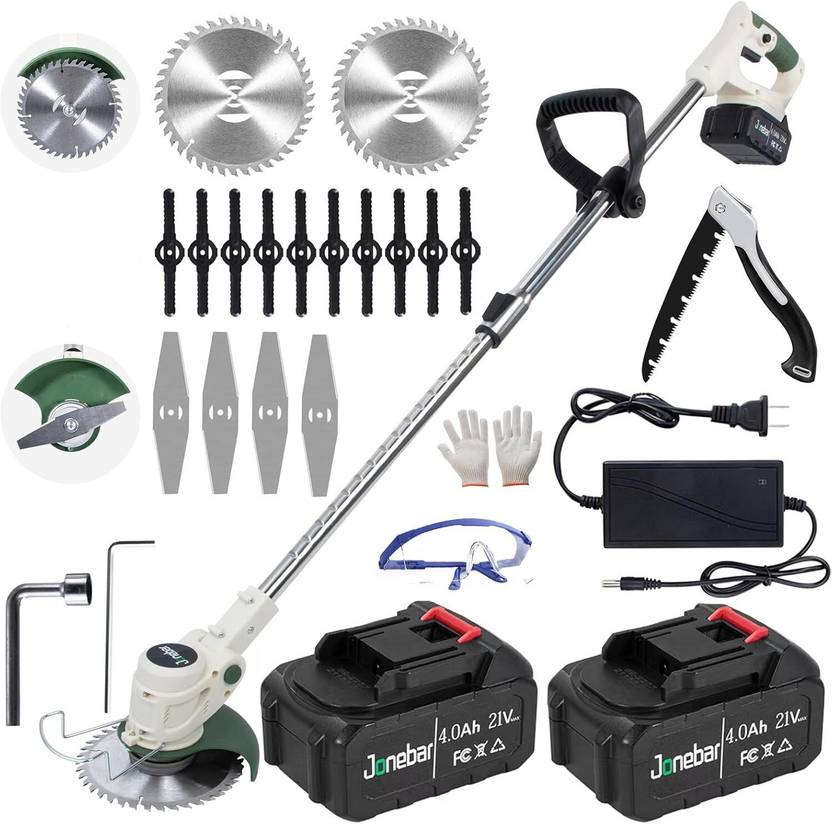 SHOPOGENIX Electric Grass Cutter Machine Adjustable Height Portable ...