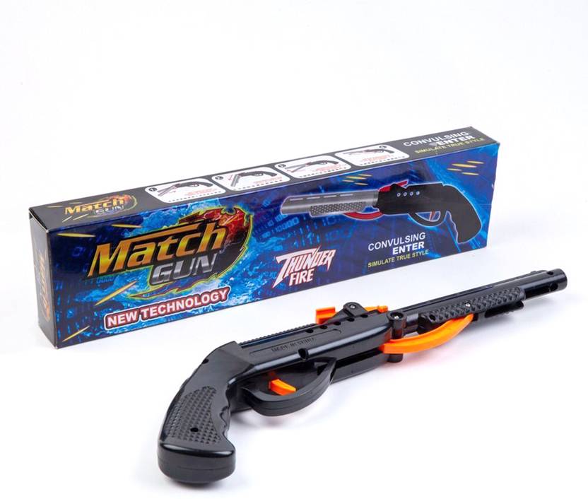 FOBHIYA Match Gun Toys Diwali Gun For Kids, No Bullets Matchstick Gun ...