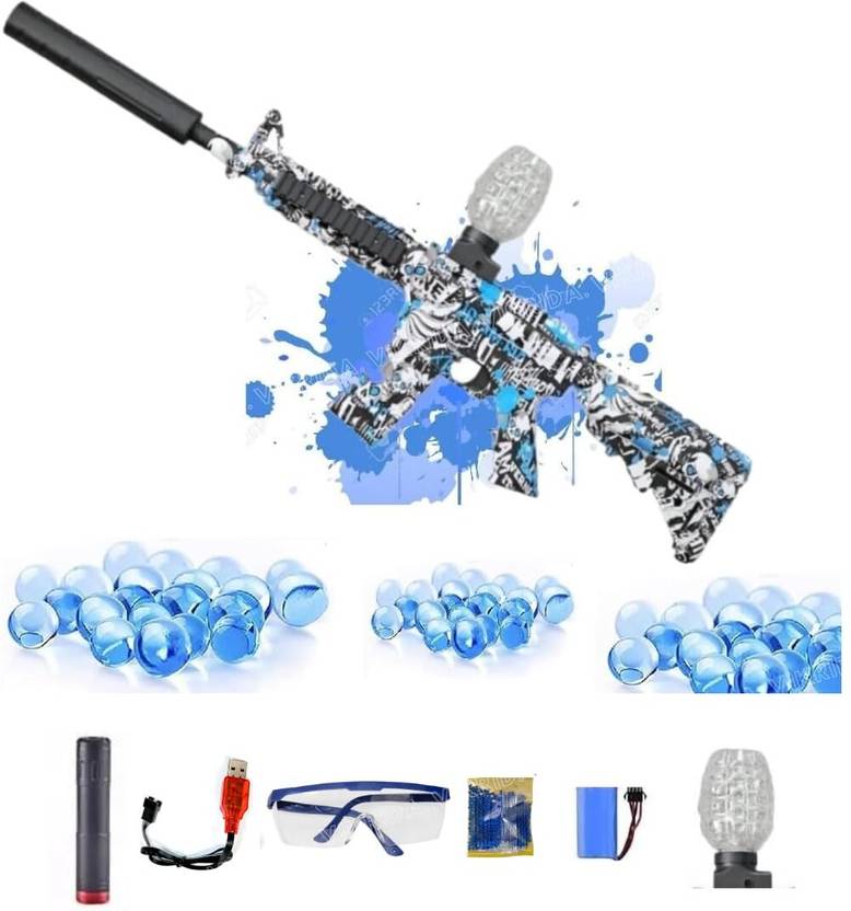 VikriDa Electric M416 Gel Blaster Gun with 5000 Gel Balls Gun - VikriDa ...