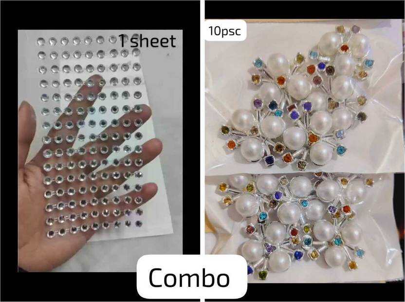 Ruhi Hair accessories for girls & women hair pearls decoration,velcro ...