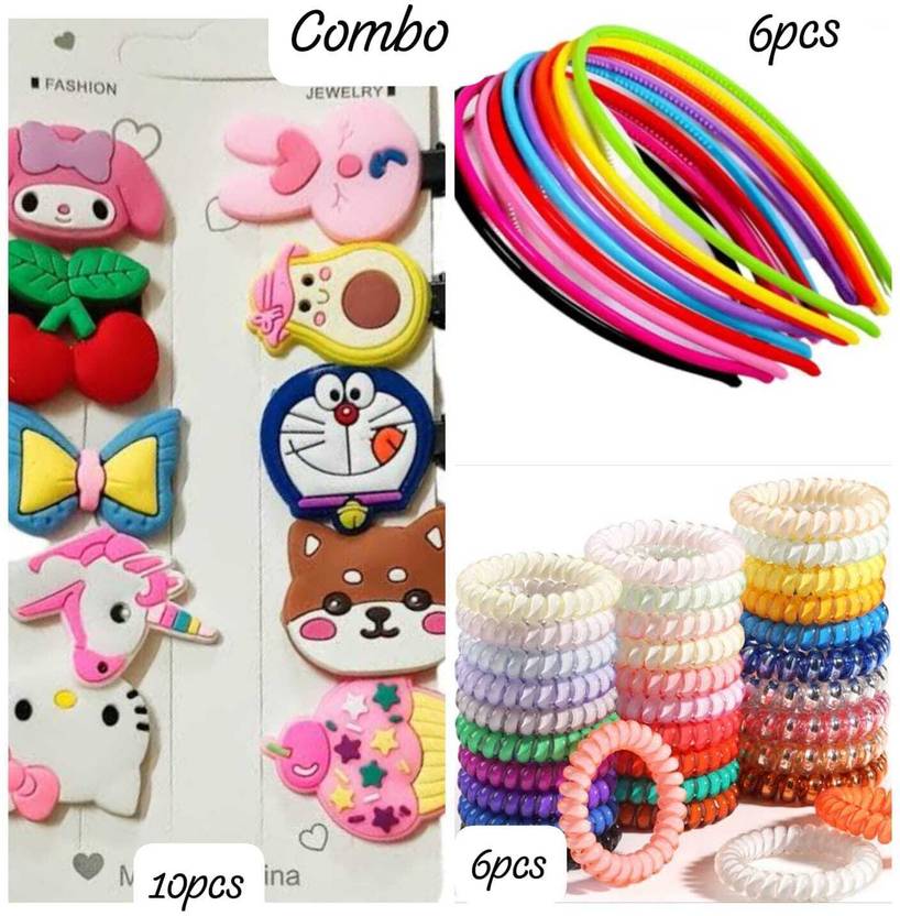 Ruhi Hair accessories for women & girls hair bands,spiral hair ties ...