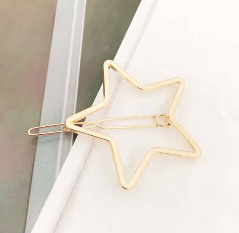 sparkal Party wear Golden Hair Clips Pack of 1 Hair Clip Price in India ...