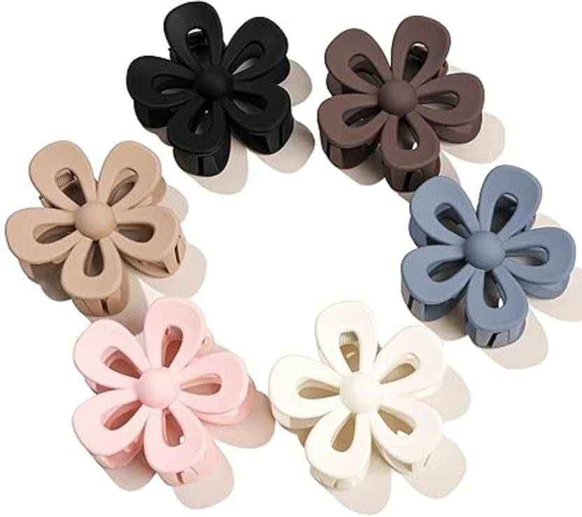 Rubela -flower cut clutcher for grils stong hold clutcher pack of 6 ...