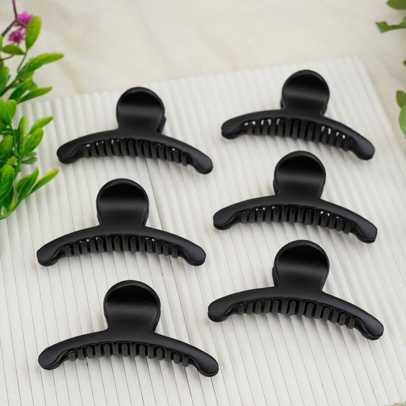 CARTLOG pack of 6 black hair clutcher, black hair clutcher clip Hair ...