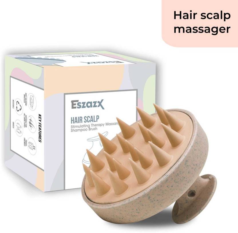 ESZAZX Eco-friendly Wheat Straw body with Soft Silicon Bristles, Hair ...