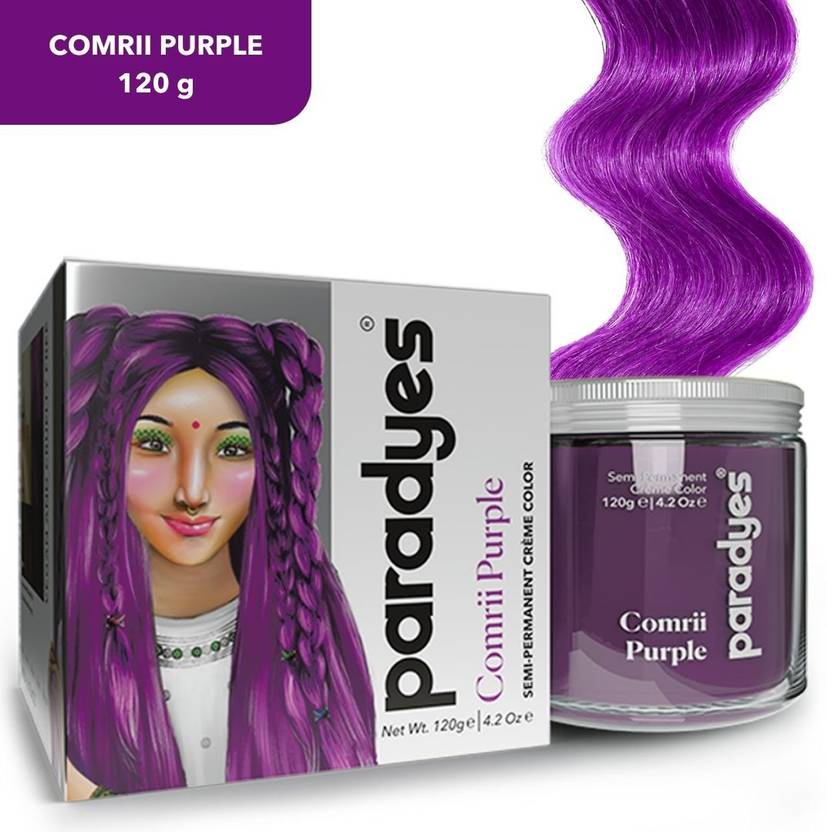 Paradyes Ammonia Free Semi-Permanent Hair Color 120gm jar only , Comrii ...