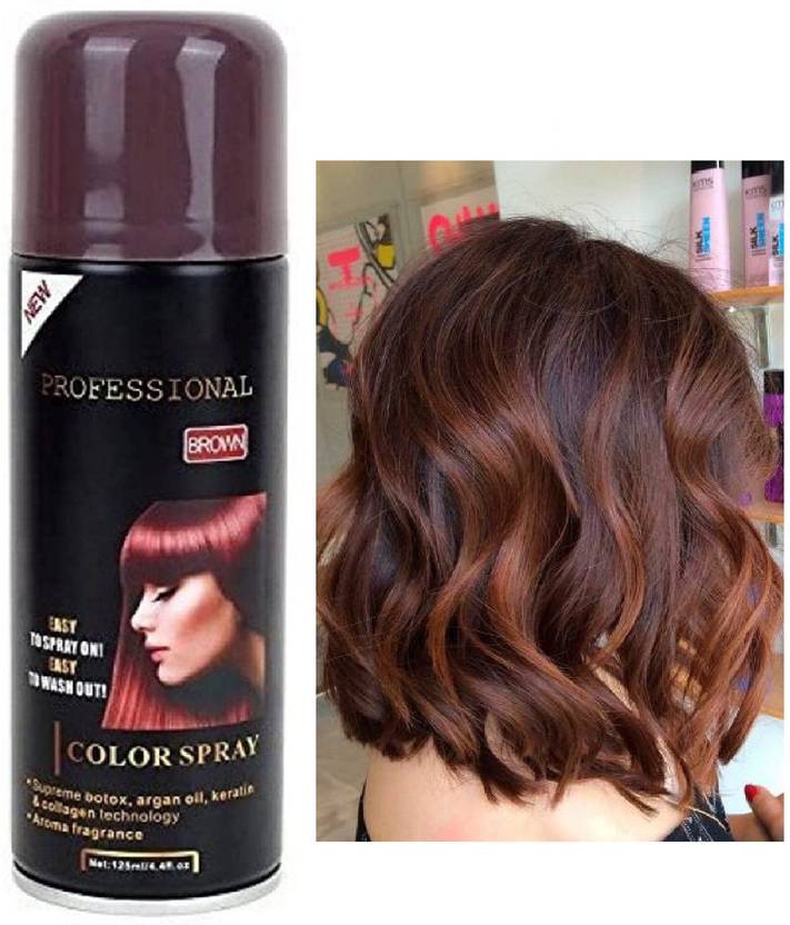 Arcanuy Temporary Brown Hair Color Spray Brown Price In India Buy