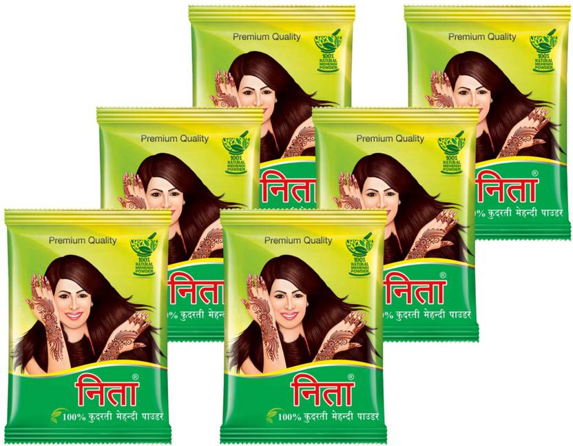 Neeta Natural Mehendi Henna Powder for Hair Colour & Mehndi Design 100 ...