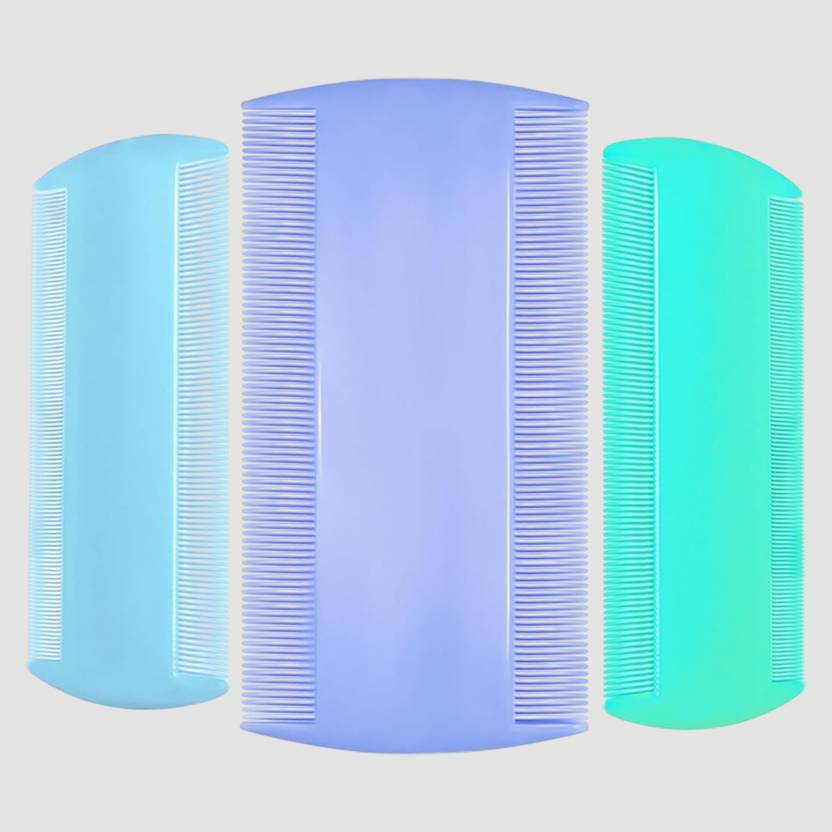 Kaworas Fine Tooth Nits Removal Comb Set of 3 for Gentle Hair Cleaning ...