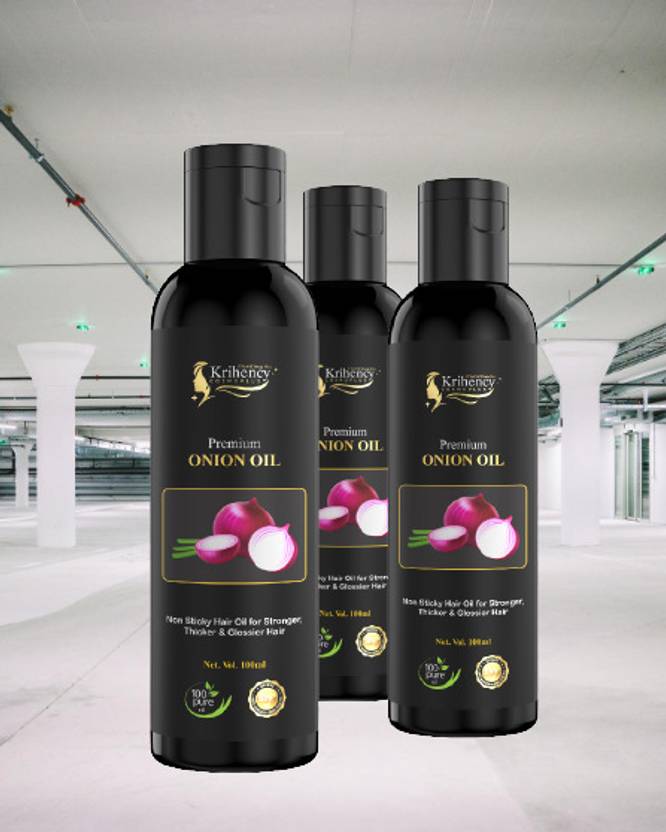 Krihency Cosmoplus Onion Non Sticky Hair Oil For Stronger, Thicker ...
