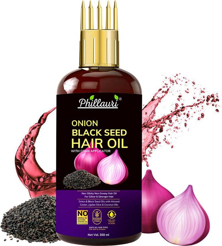 Phillauri Red Onion Hair Oil Controls Hair Fall - No Mineral Oil Hair ...