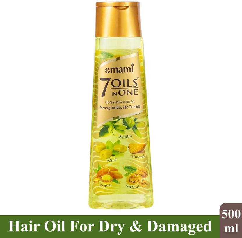 EMAMI 7 Oils in One Damage Control Non Sticky Hair Oil - Price in India ...
