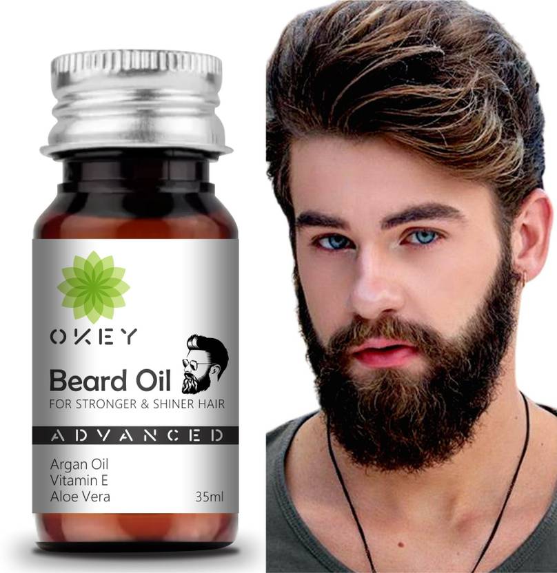 Okey 100% Natural Beard Growth Oil- For Stimulating fast Beard Growth ...