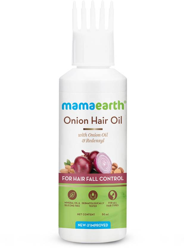 Mamaearth Onion Hair Oil for Hair Regrowth & Hair Fall Control Hair Oil - Price in India, Buy ...