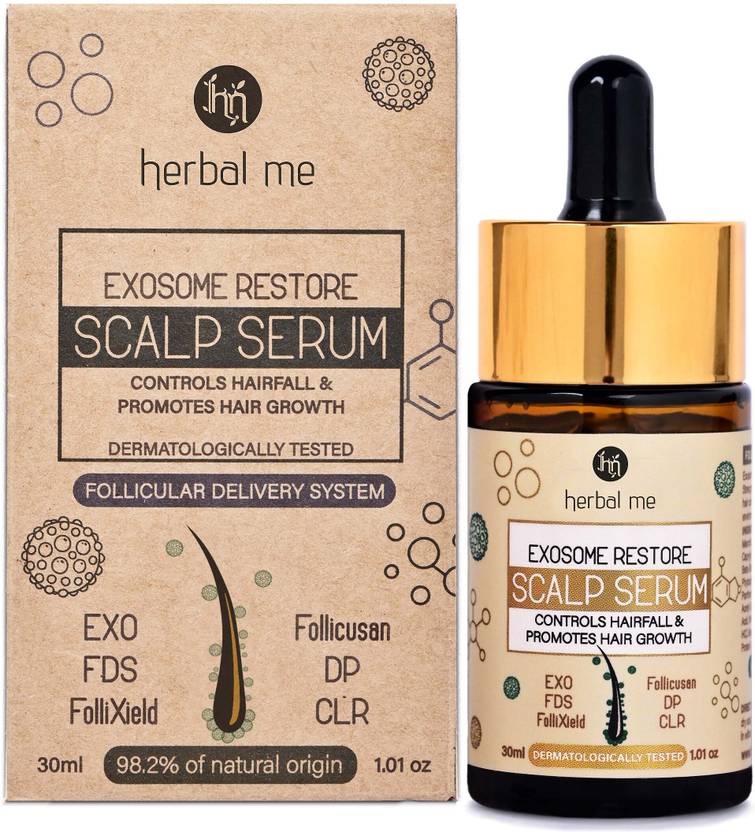 Herbal Me Exosome Restore - Scalp Serum for Hair Growth For Women & Men ...