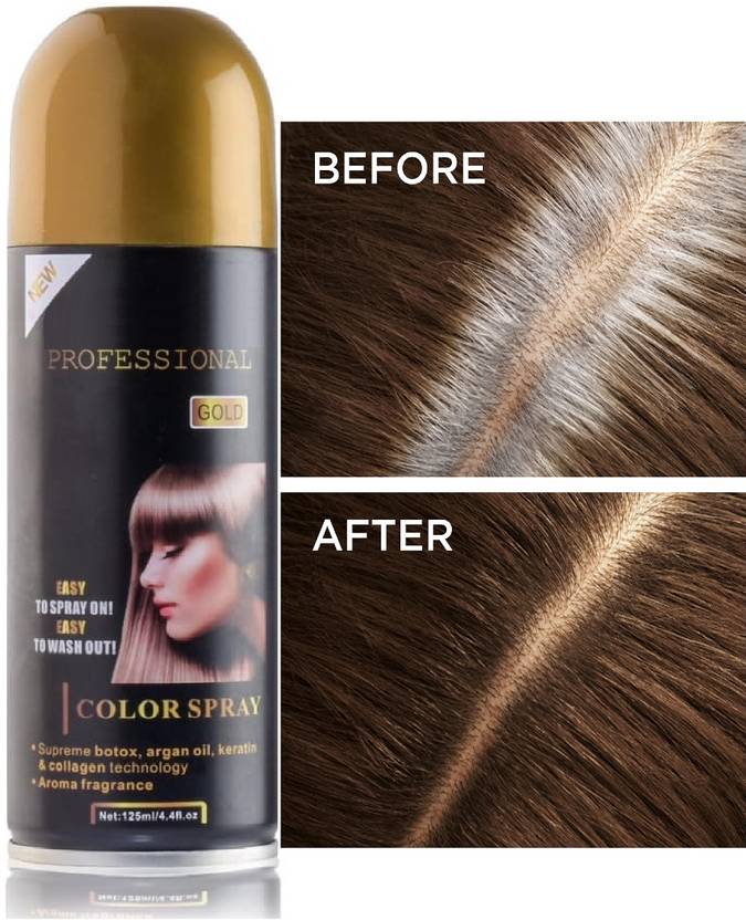 MYEONG 1 Day Temporary Brown Hair Color Spray Hair Spray - Price in ...